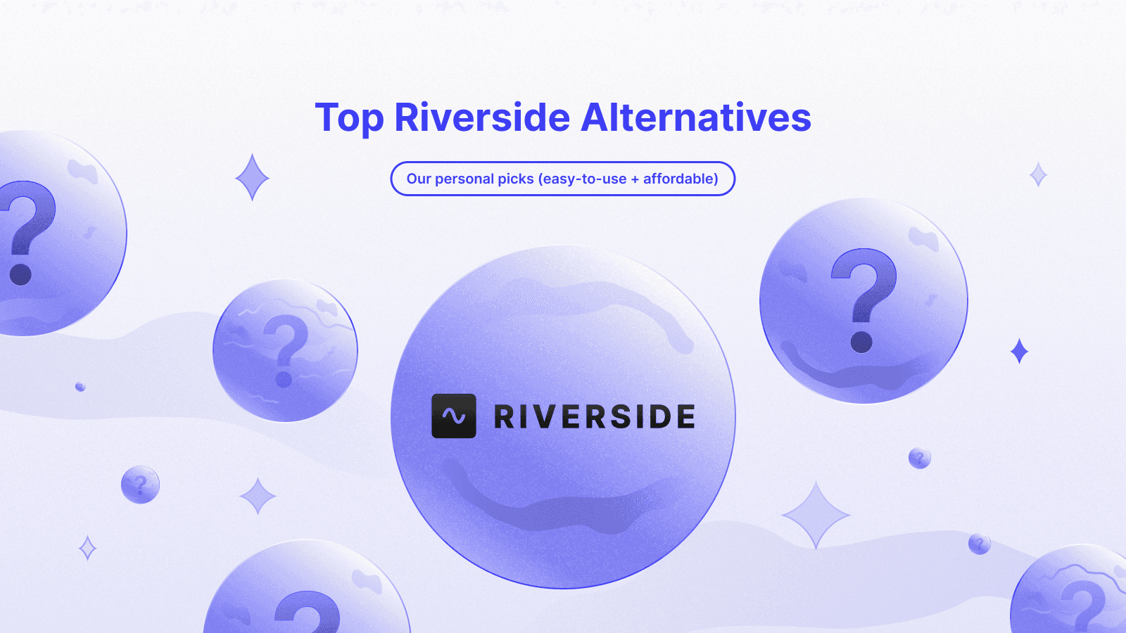 Top 11 Riverside Alternatives 2026: For Studio-Quality Recording of ...