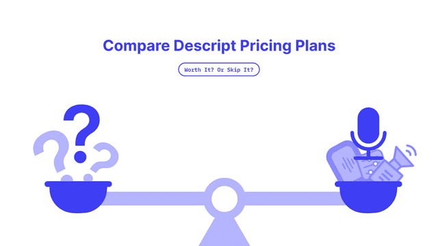 Descript Pricing Comparision: Features, Pros & Cons, Alternatives ...